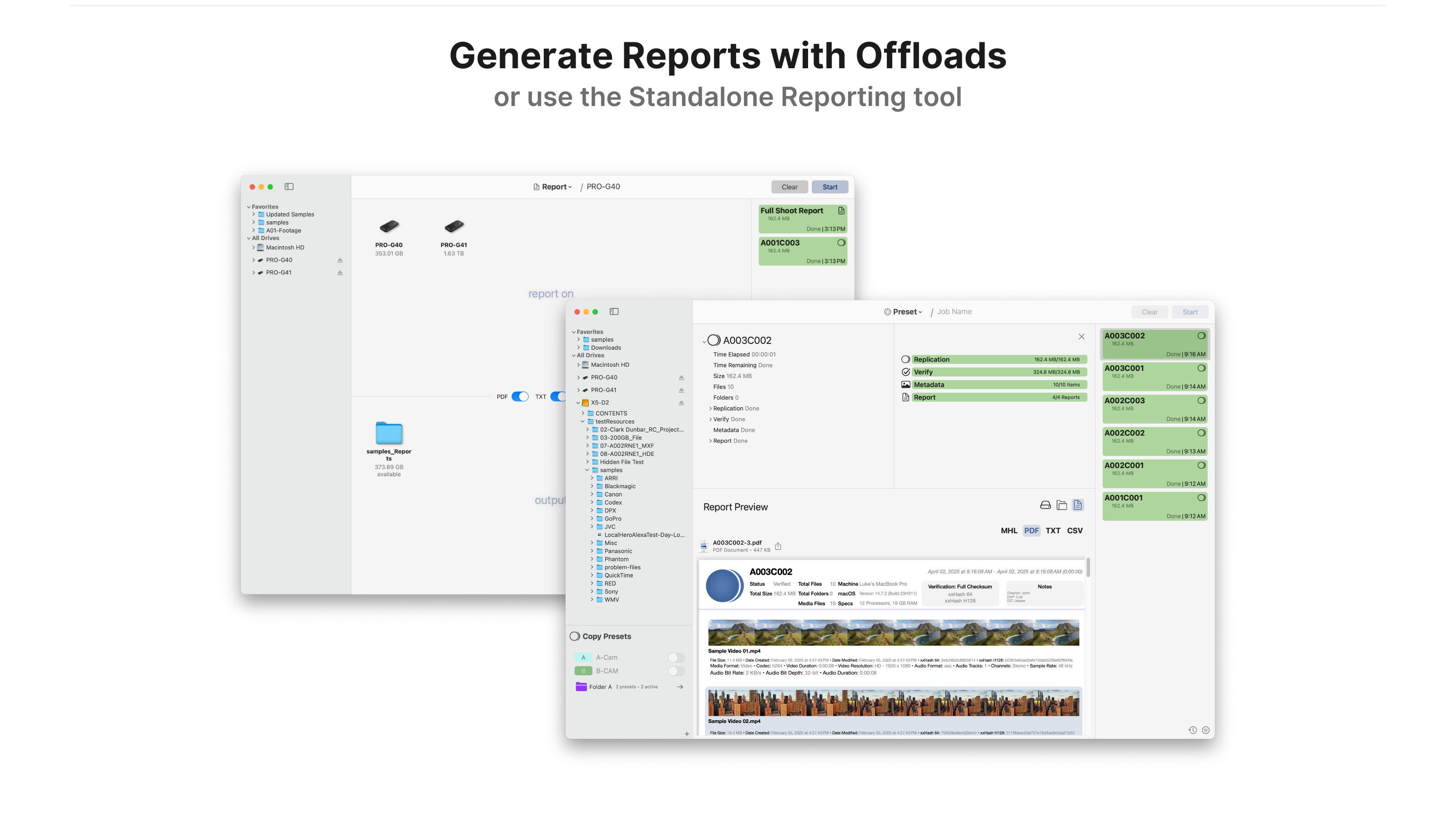 ShotPut Pro for Mac - Offload media to your Mac - Imagine Products